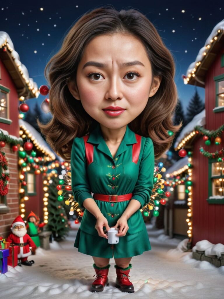 A Festive Christmas Lights Design by a South Korean Woman Elf | Pincel