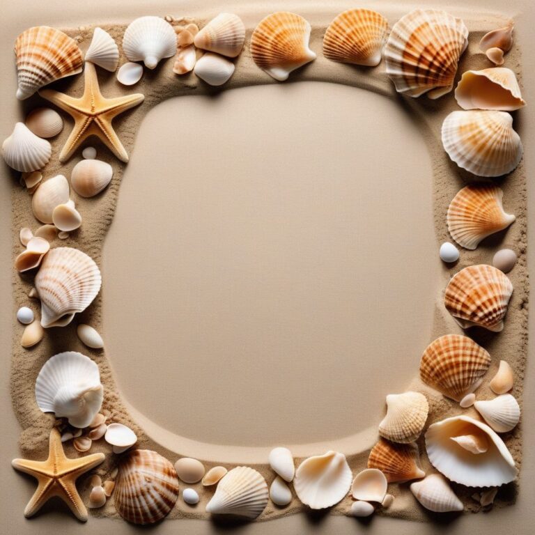 Textured Sand with Seashells | Pincel