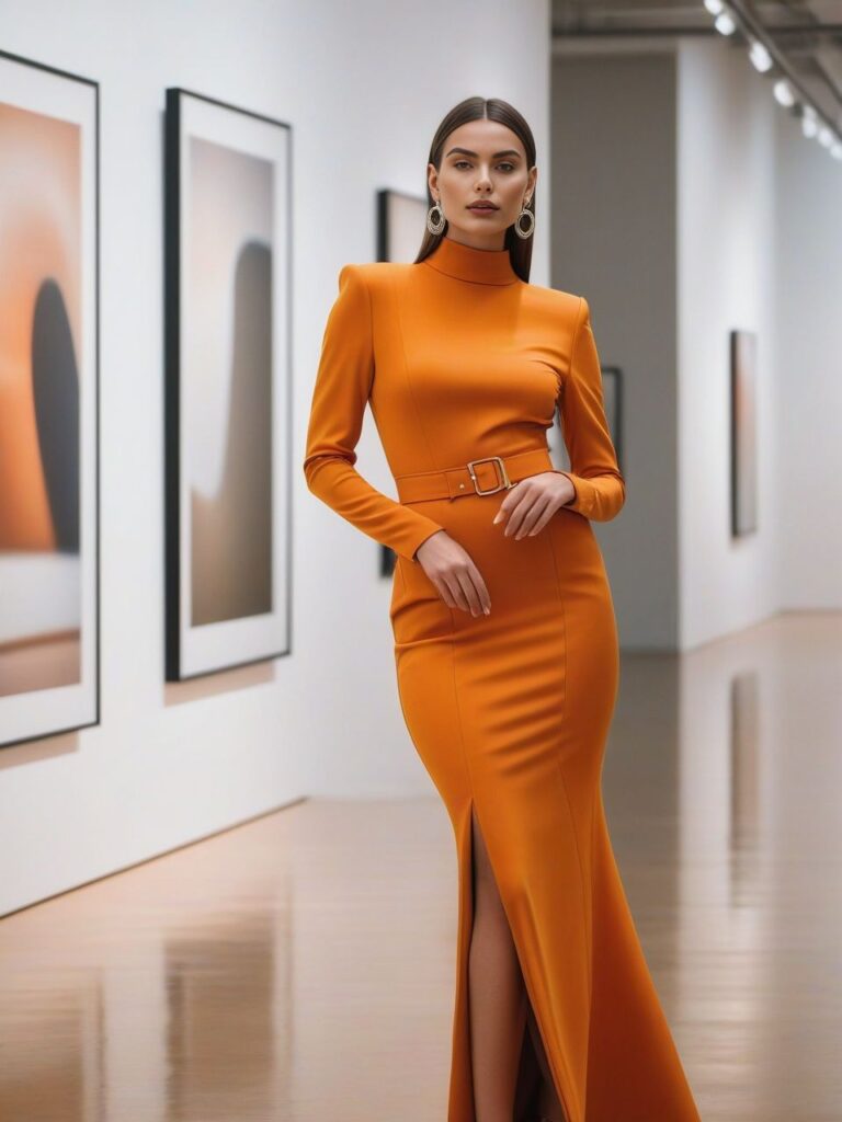 A Beautiful Instagram Model in a Contemporary Art Gallery | Pincel