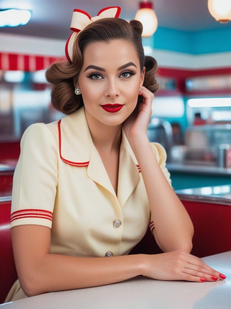 A Cute Instagram Model in Vintage-Inspired Attire | Pincel