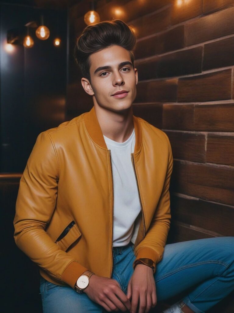 Trendy Young Male Instagram Model in Alternative Fashion | Pincel