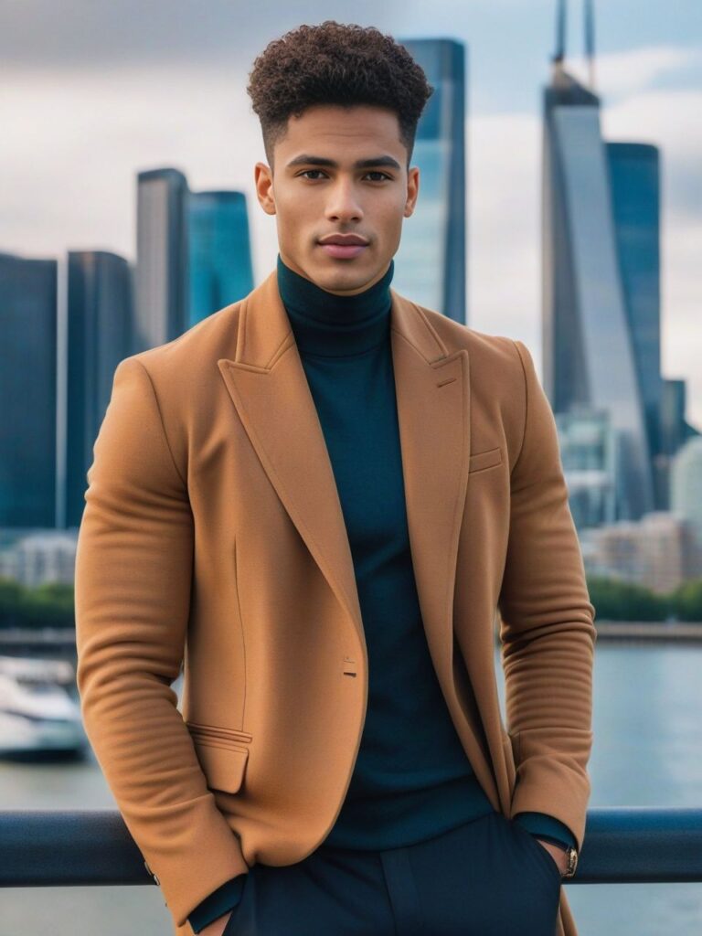 Handsome Mixed-Heritage Male Instagram Model in Trendy Outfit | Pincel