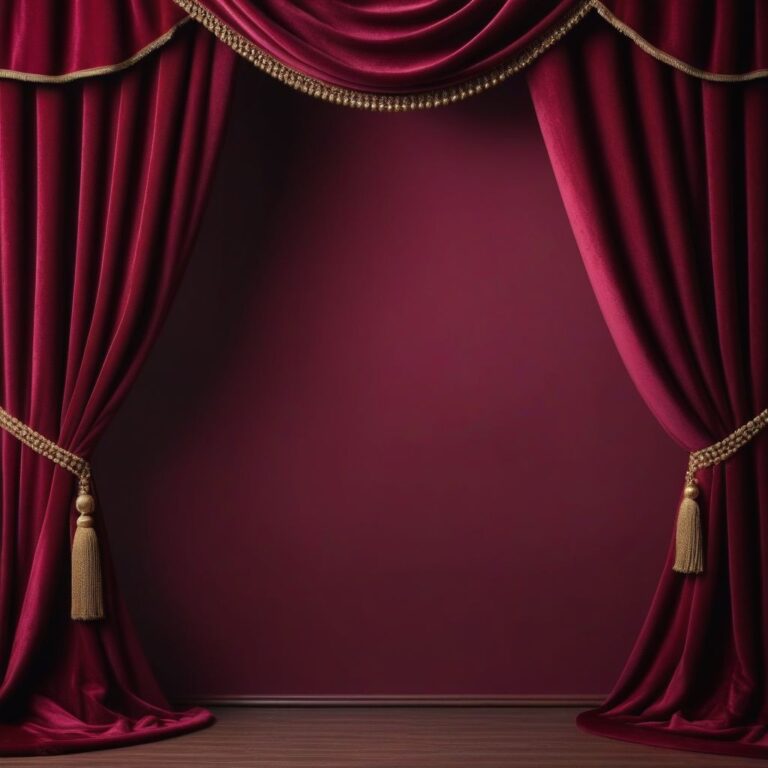 Regal Velvet Curtain Background | Pincel