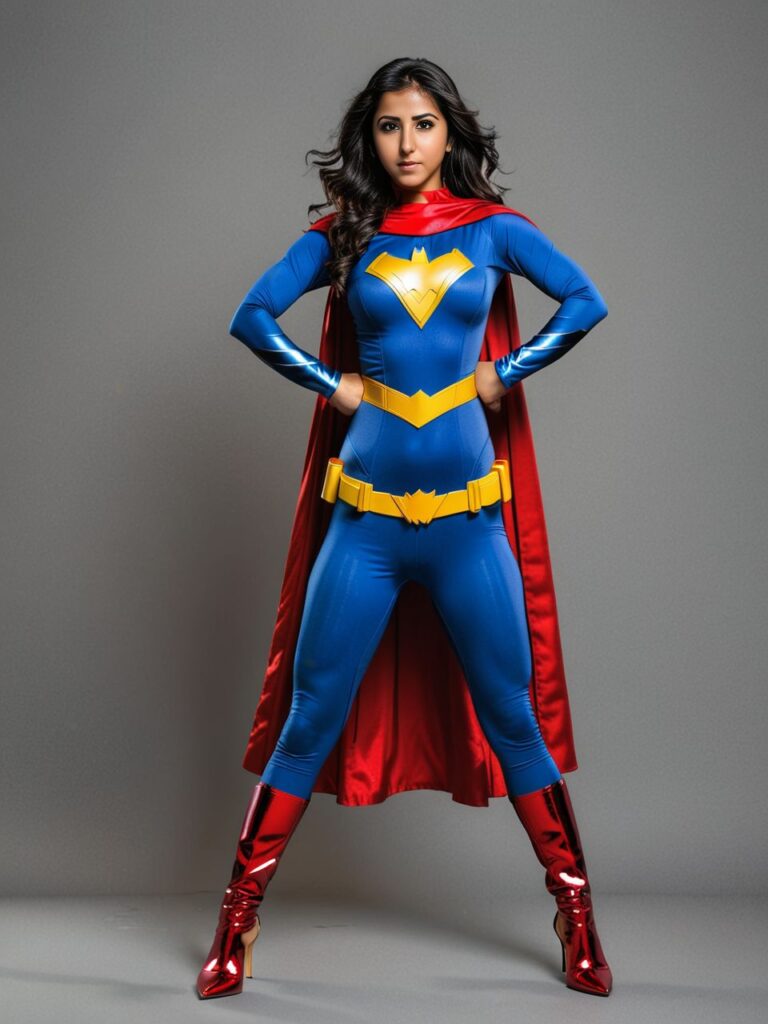 Empowering Middle Eastern Woman in Superhero Costume | Pincel