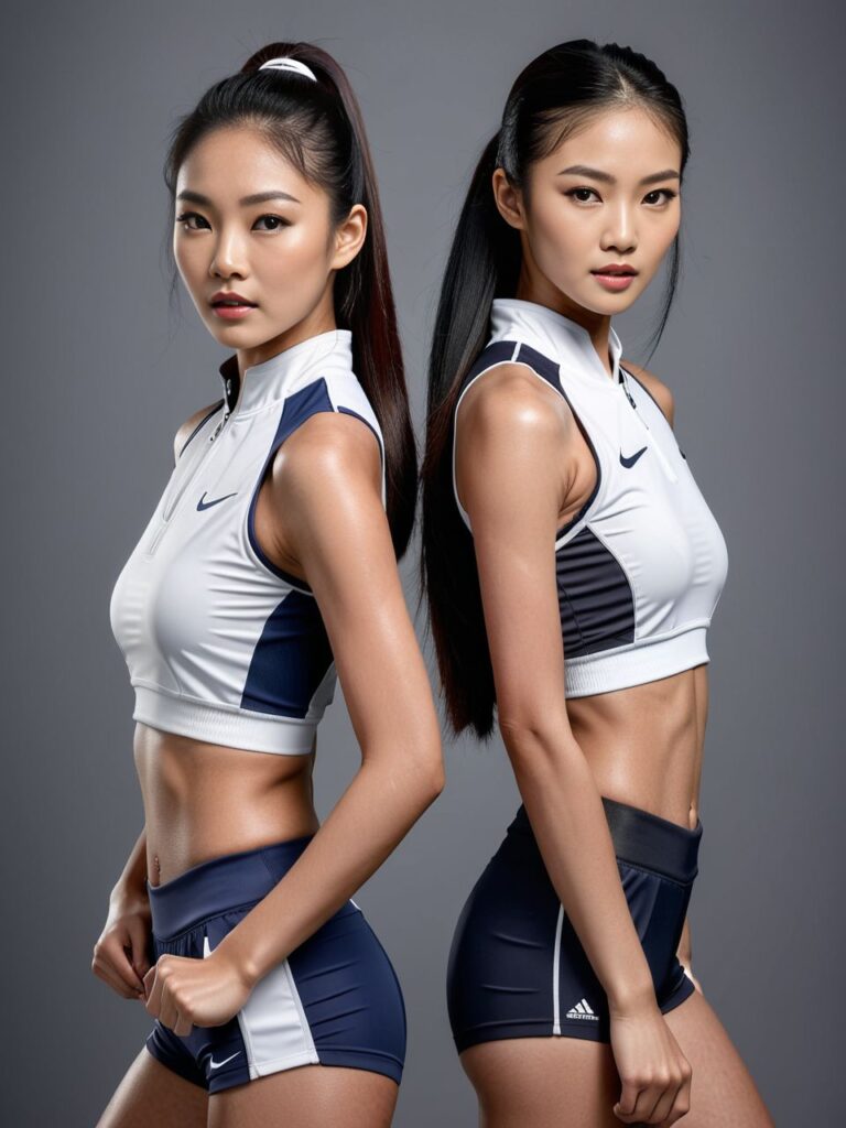 Chic Asian Beauty Models in Sports Attire | Pincel