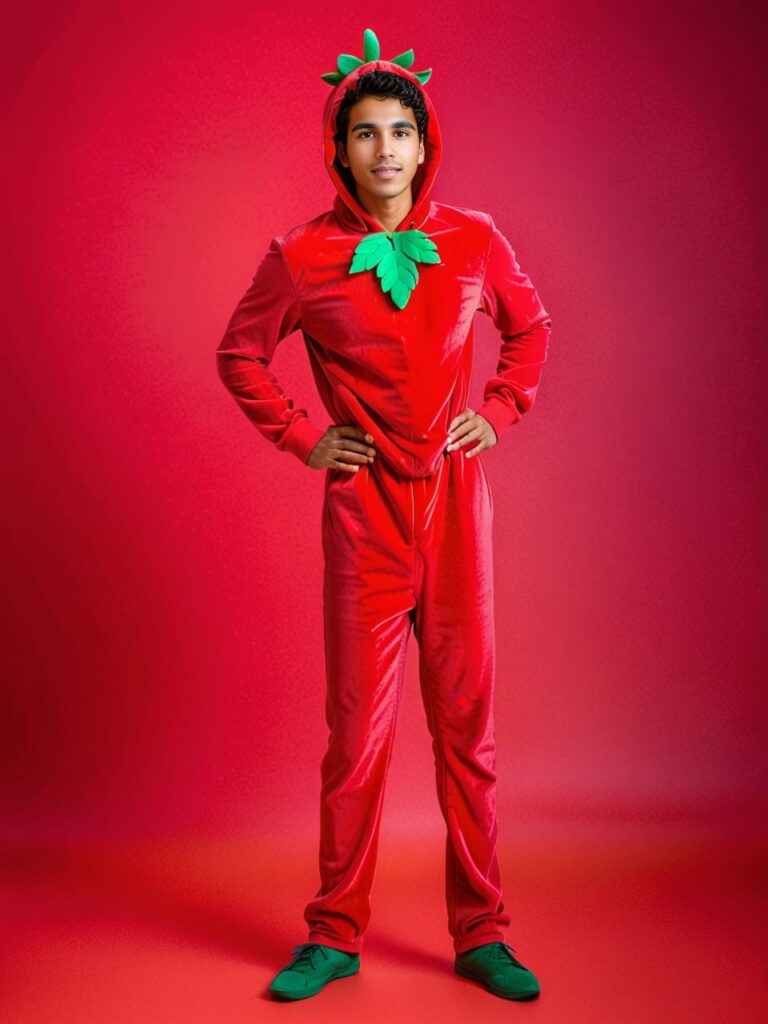 Colorful Strawberry Man | Pincel