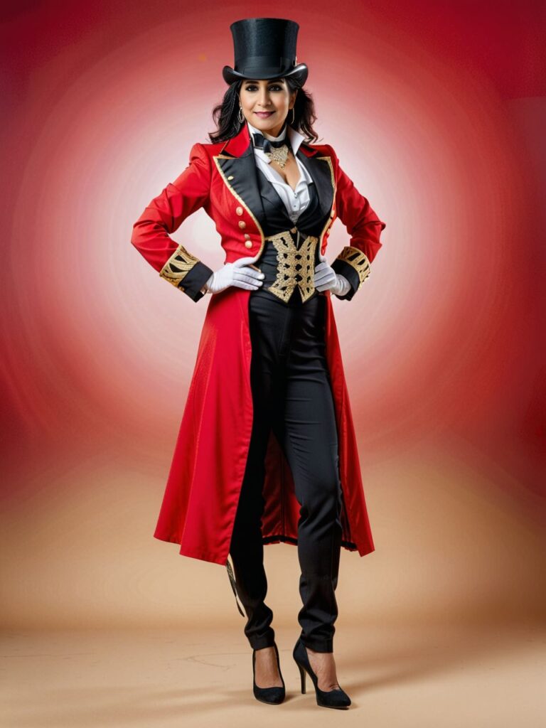 Captivating Middle Eastern Woman in Ringmaster Attire | Pincel