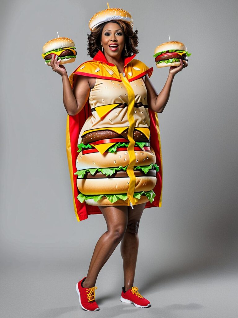 Cheeseburger Costume: Fun and Unique Stock Photo | Pincel