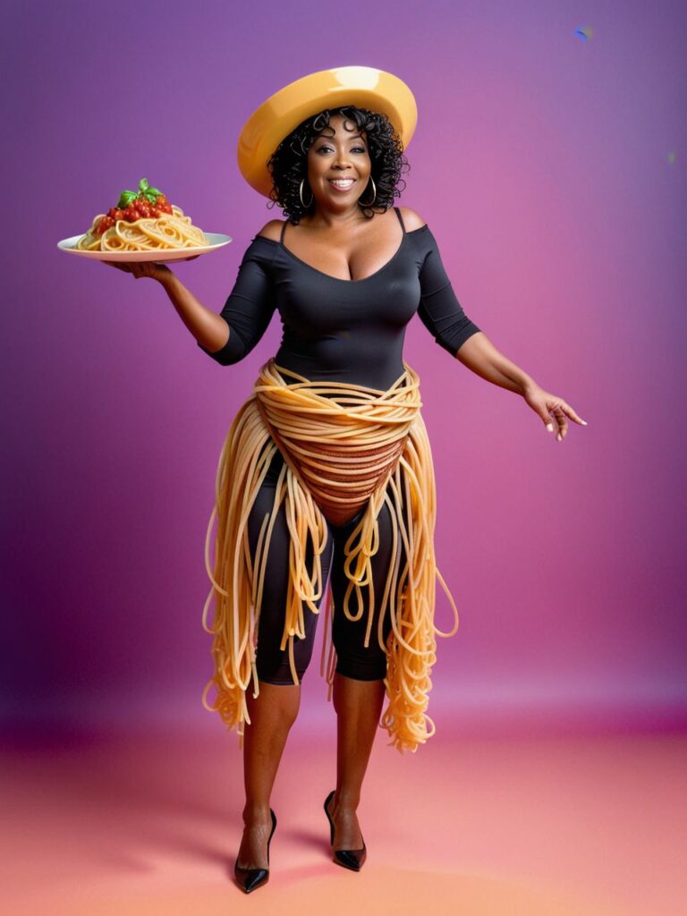 Creative Spaghetti Costume: A Unique Portrait | Pincel