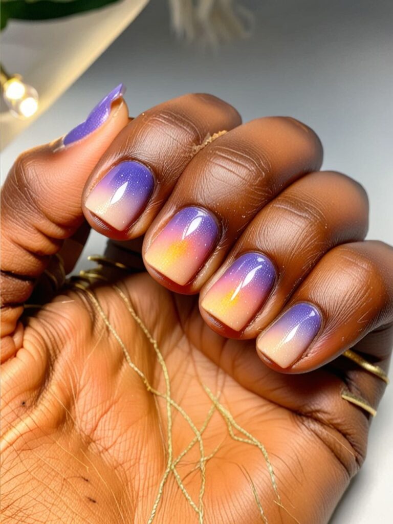 Twilight Ombre Nail Art | Pincel