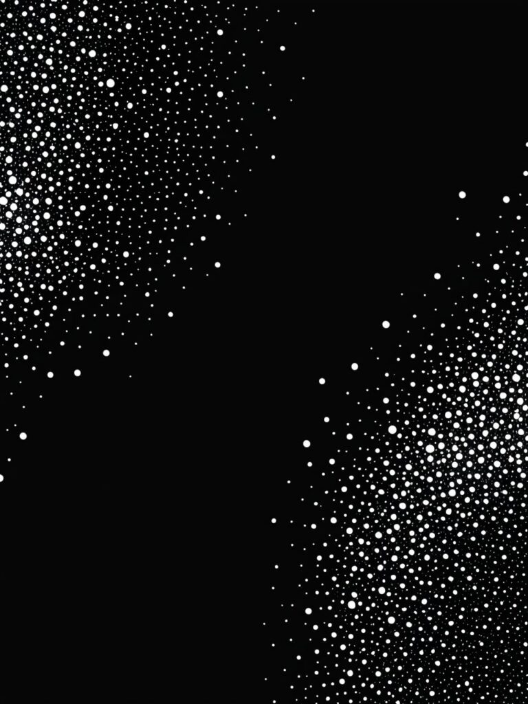 Abstract Dotted Pattern on Black Background | Pincel