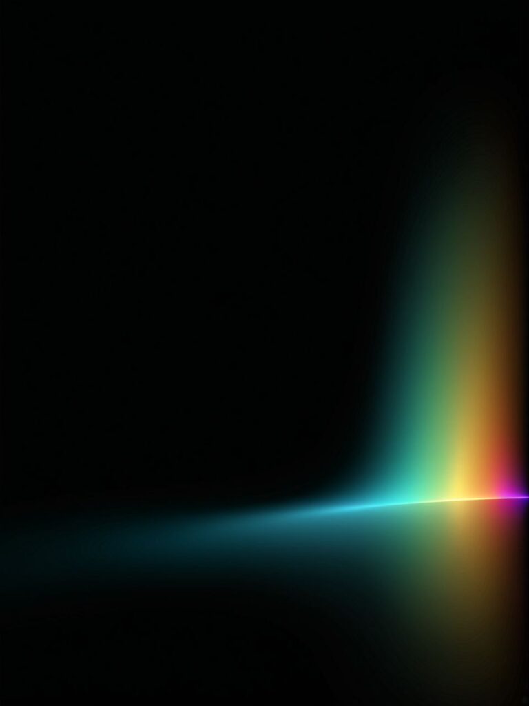 Glowing Light Gradients on Dark Background | Pincel