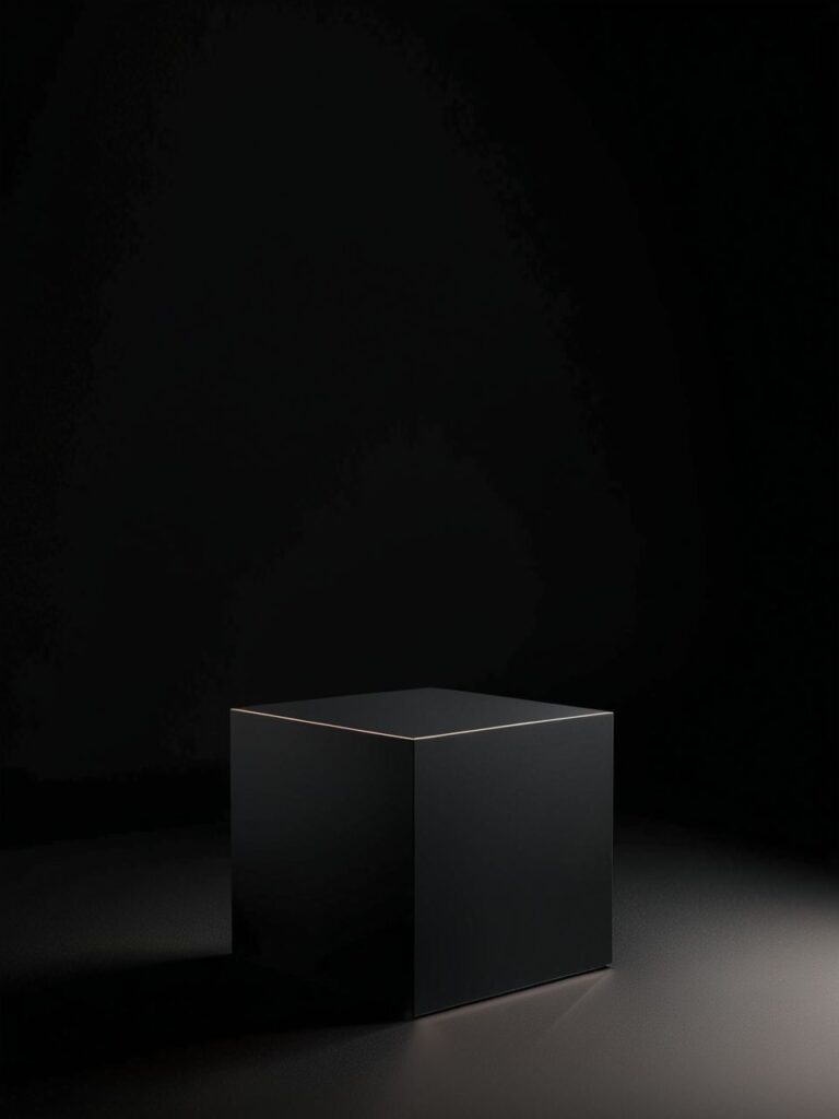 Elegant Black Pedestal for High-End Items | Pincel