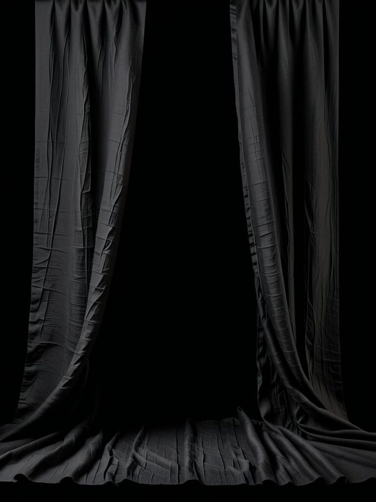 Elegant Black Linen Backdrop for Product Photography | Pincel