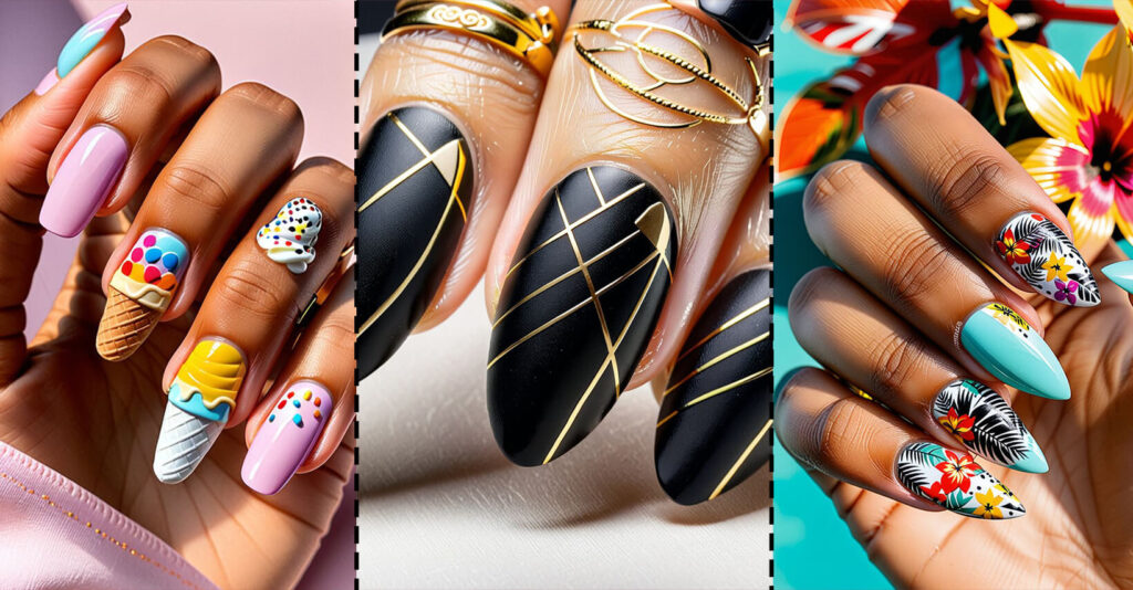 Ultimate Nail Art Gallery: Get Inspired by AI - Pincel