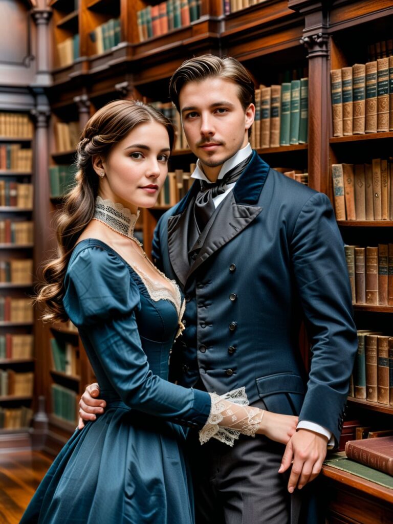 Antique Library Romance | Pincel