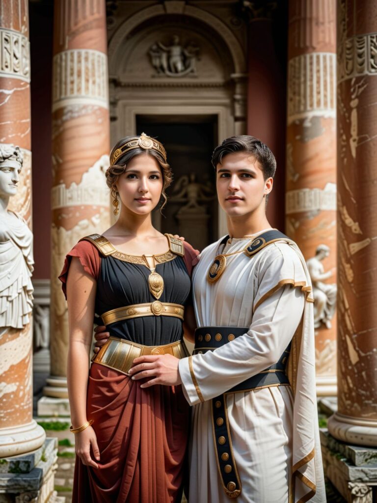 Neoclassical Romance: A Timeless Portrait | Pincel